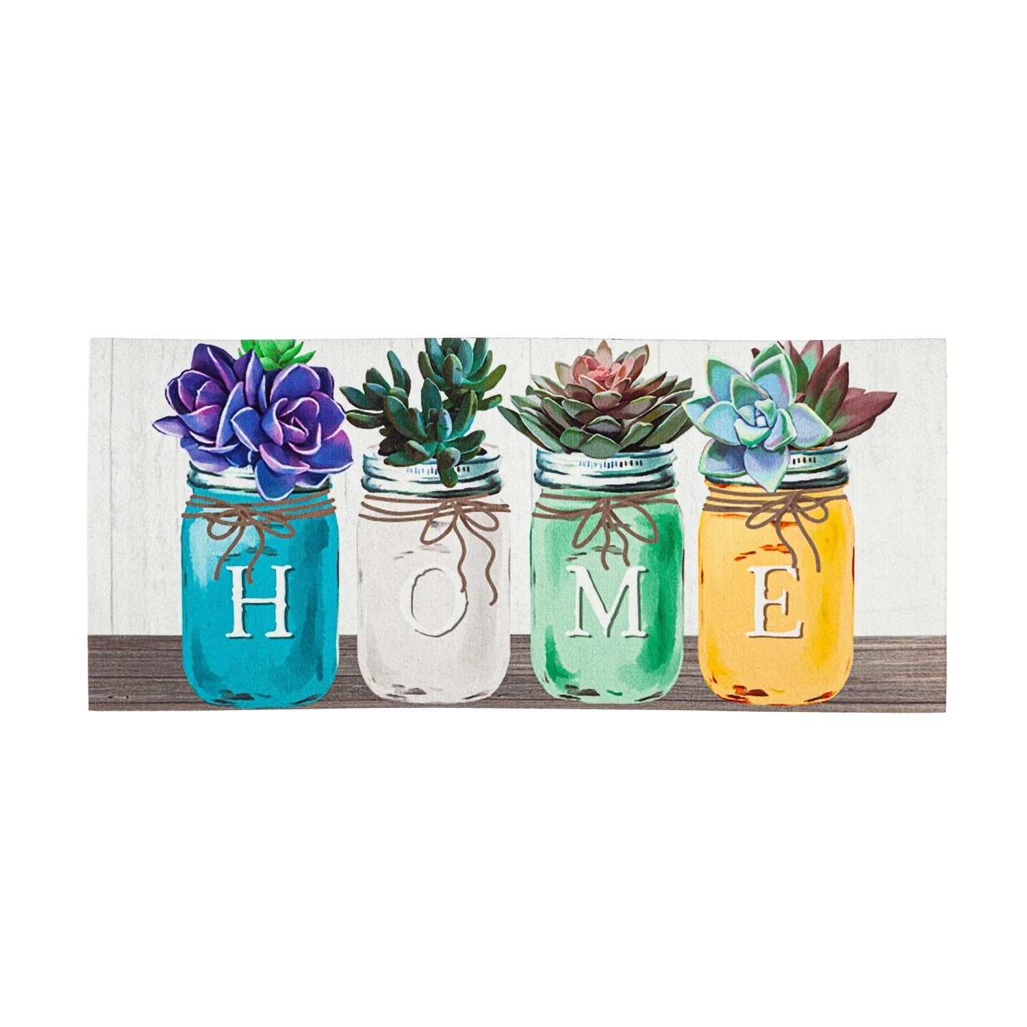 Mat-Mason Jar Succulents – Country Arbors Nursery